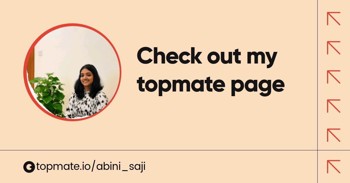 Abini Saji - Book a call on Topmate