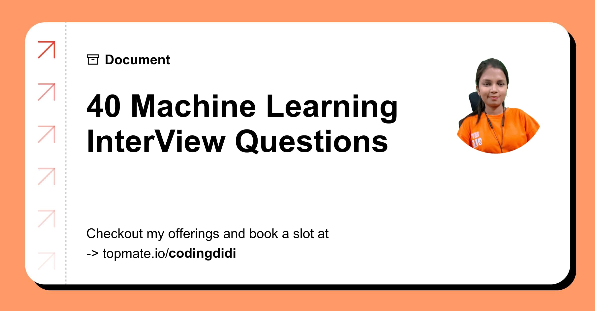 40 Machine Learning InterView Questions with Codingdidi