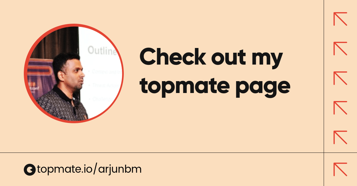 Arjun BM - Book a call on Topmate