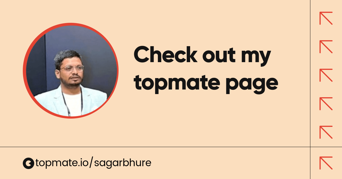 Sagar Bhure - Book a call on Topmate