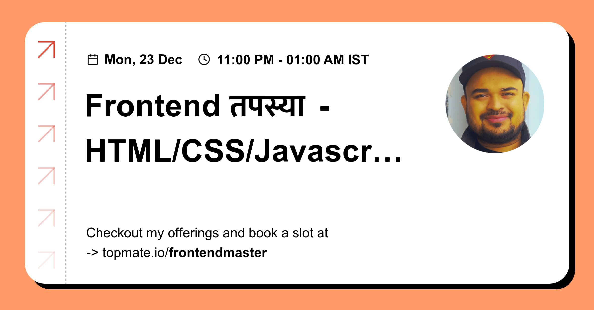 Frontend तपस्या - HTML/CSS/Javascript - 7 Days with Frontend Master