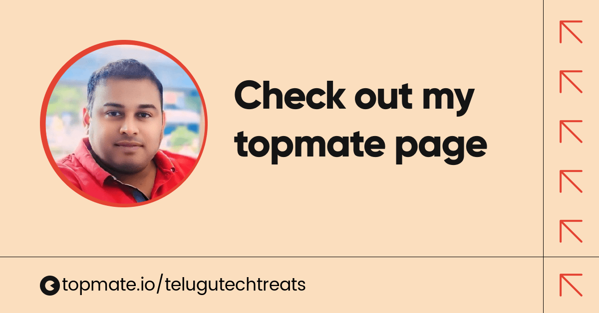 Telugu Tech Treats - Book a call on Topmate