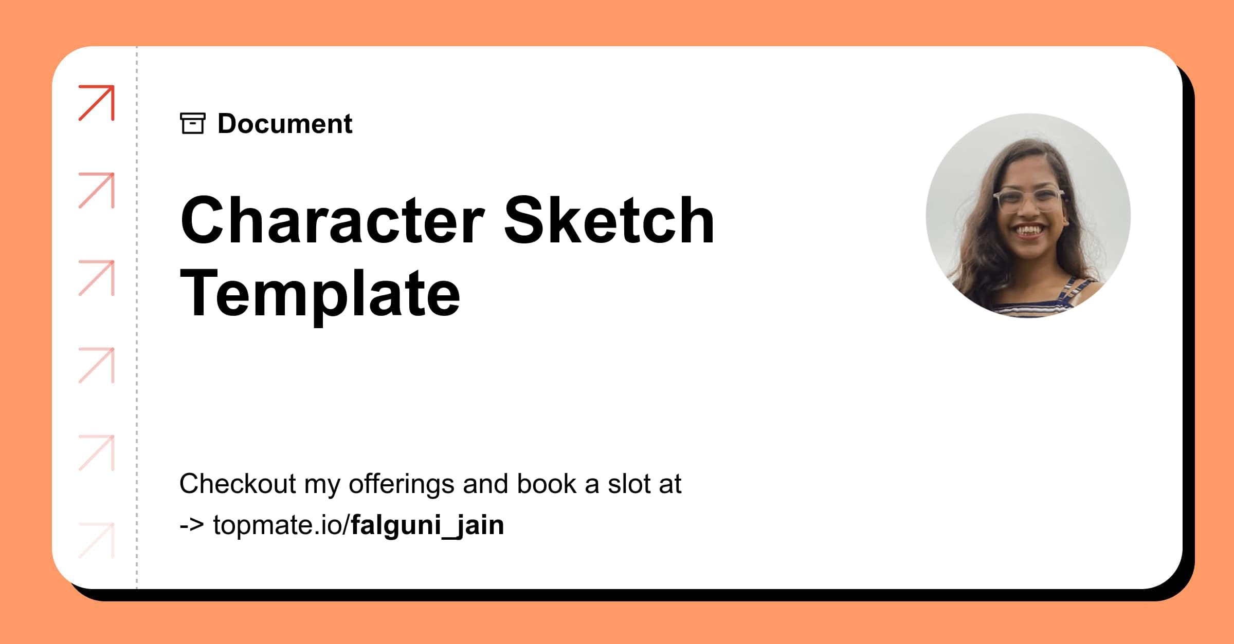 Character Sketch Template with Falguni Jain