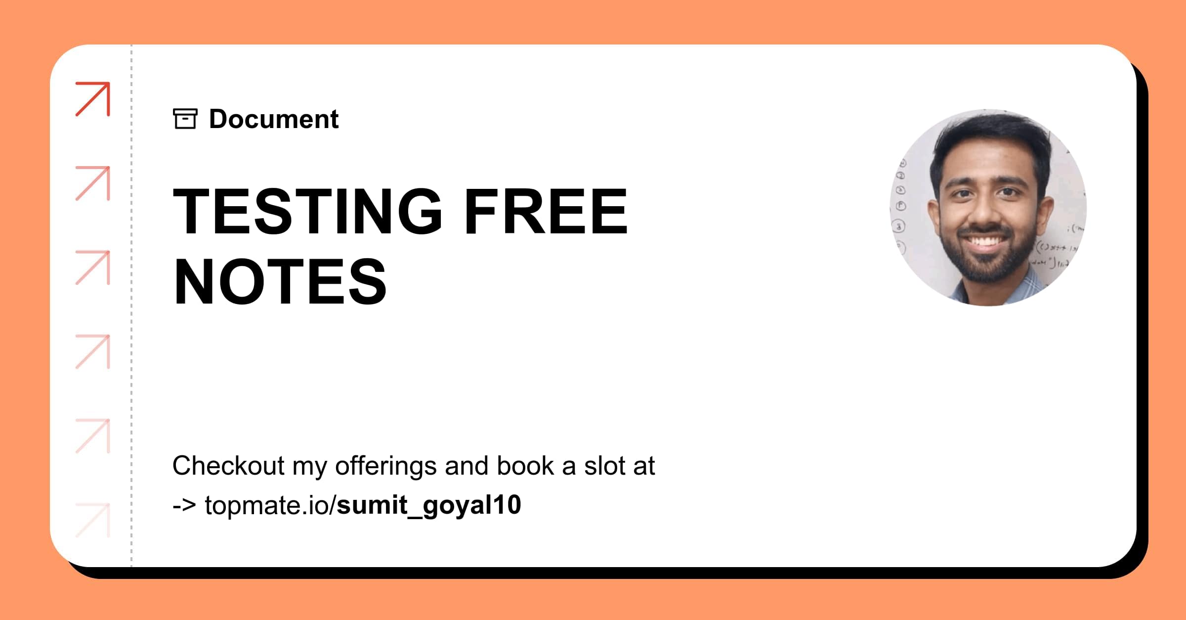 TESTING FREE NOTES with Sumit Goyal