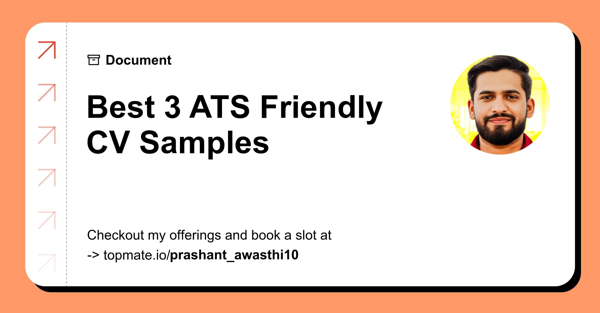 Best 3 ATS Friendly CV Samples with Prashant Awasthi