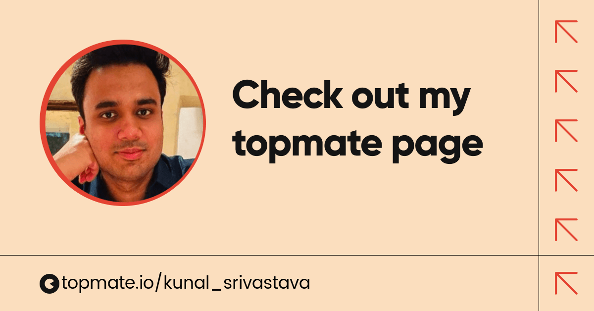 Kunal Srivastava - Book a call on Topmate