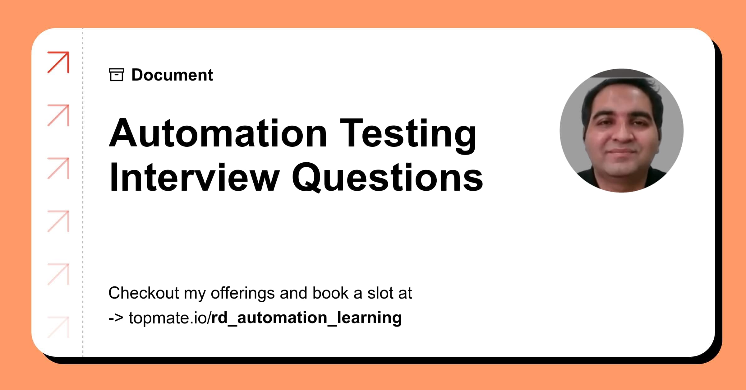 Automation Testing Interview Questions with RD Automation Learning