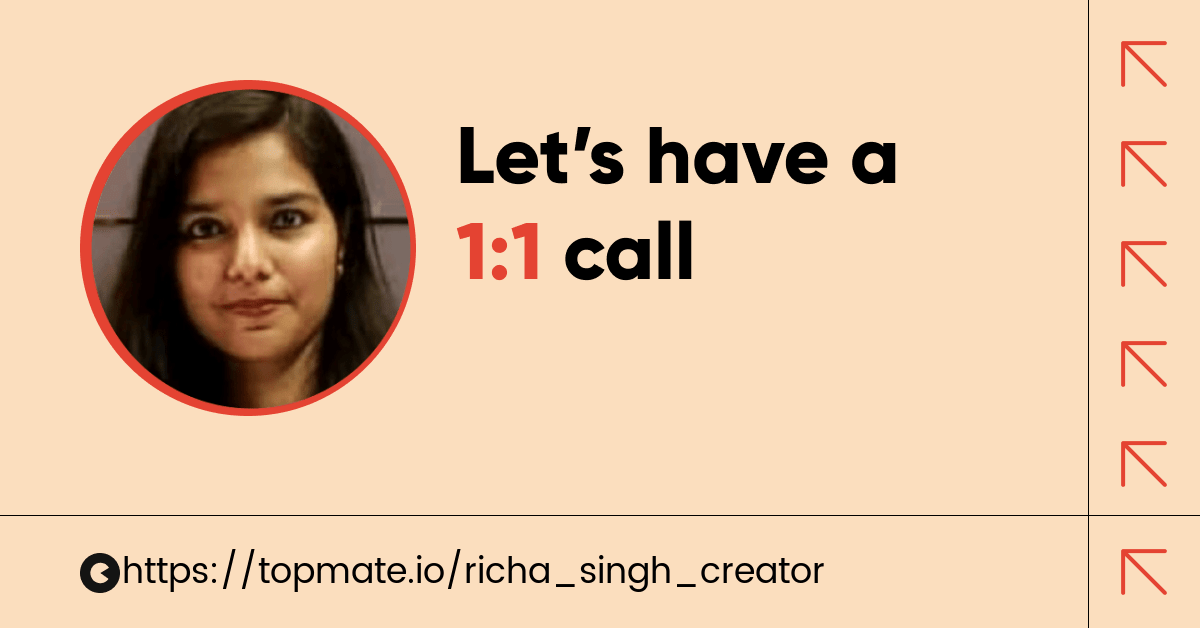 Richa Singh - Book a call on Topmate