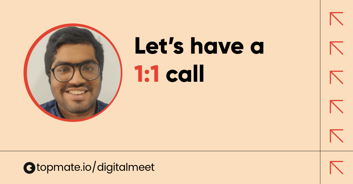 Meet Mehta - Book a call on Topmate