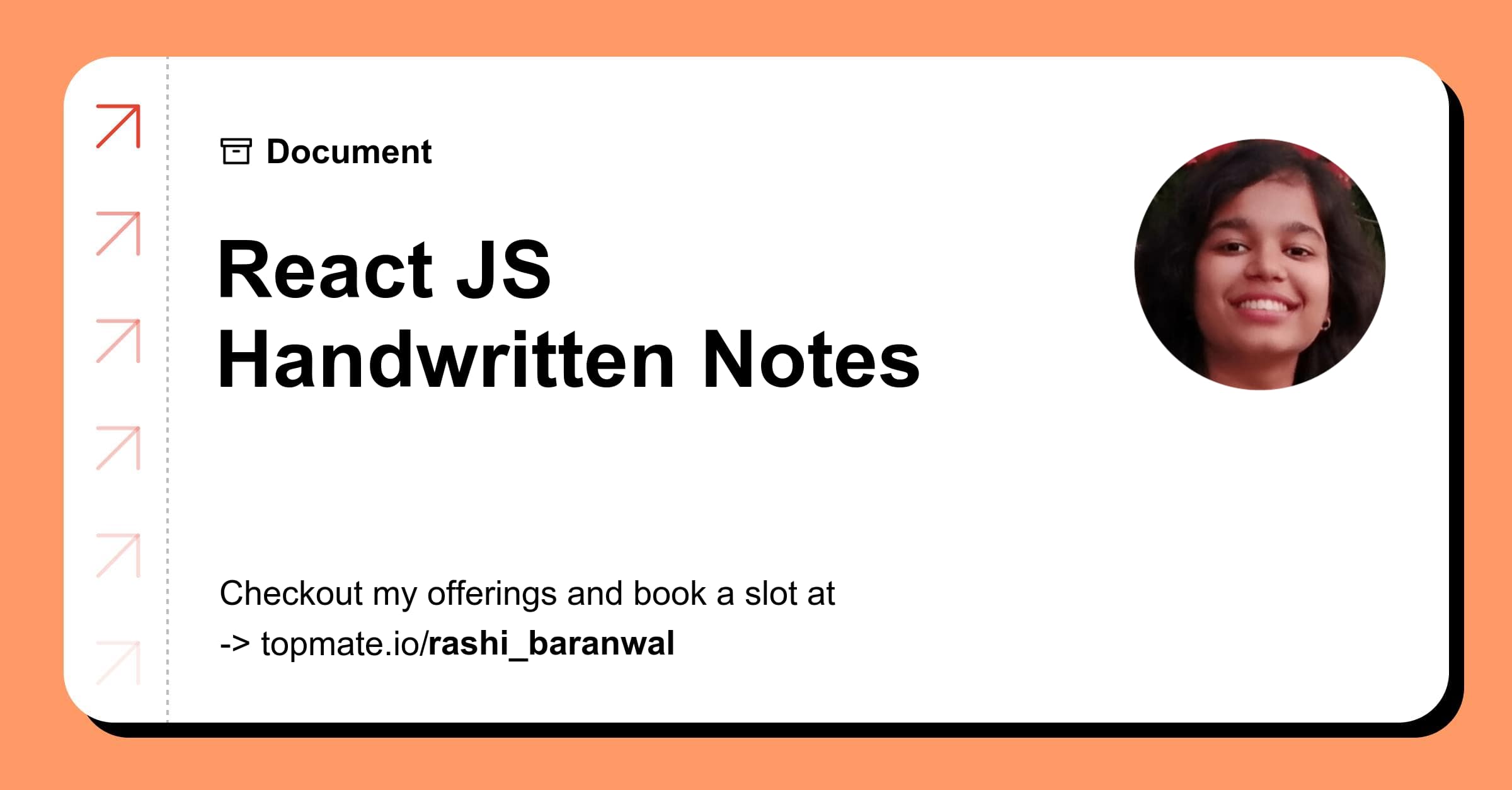 React JS Handwritten Notes with Rashi Baranwal