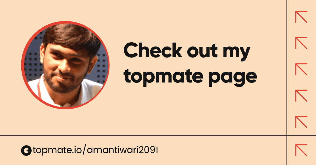 Aman Tiwari - Book a call on Topmate