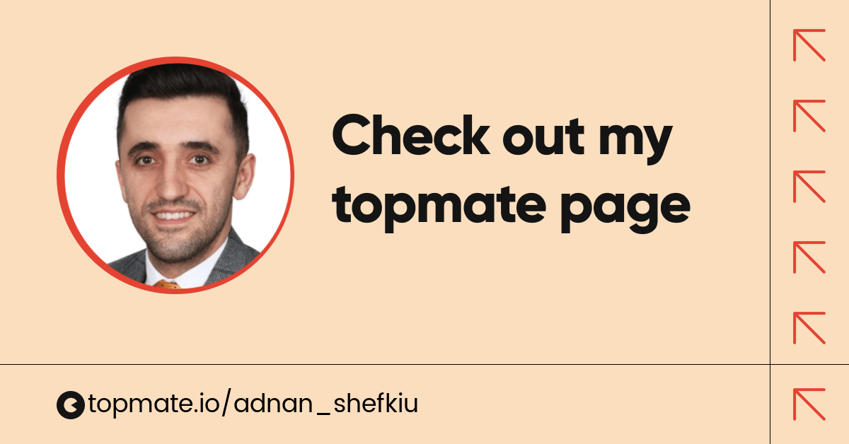 Adnan Shefkiu - Book a call on Topmate