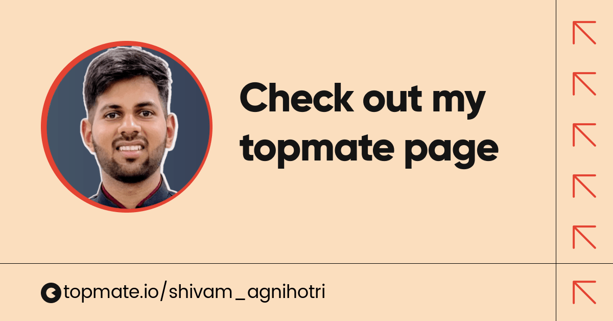 Shivam Agnihotri - Book a call on Topmate