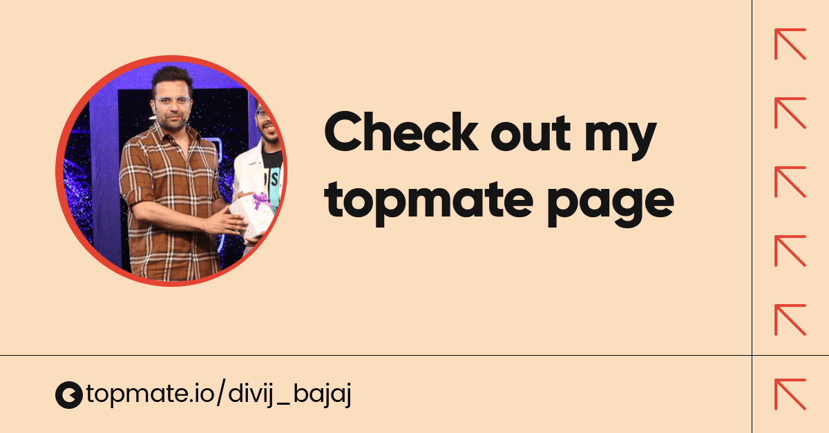 Divij Bajaj - Book a call on Topmate