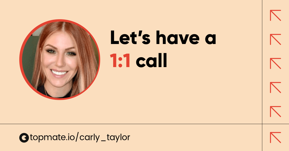 Carly Taylor - Book a call on Topmate