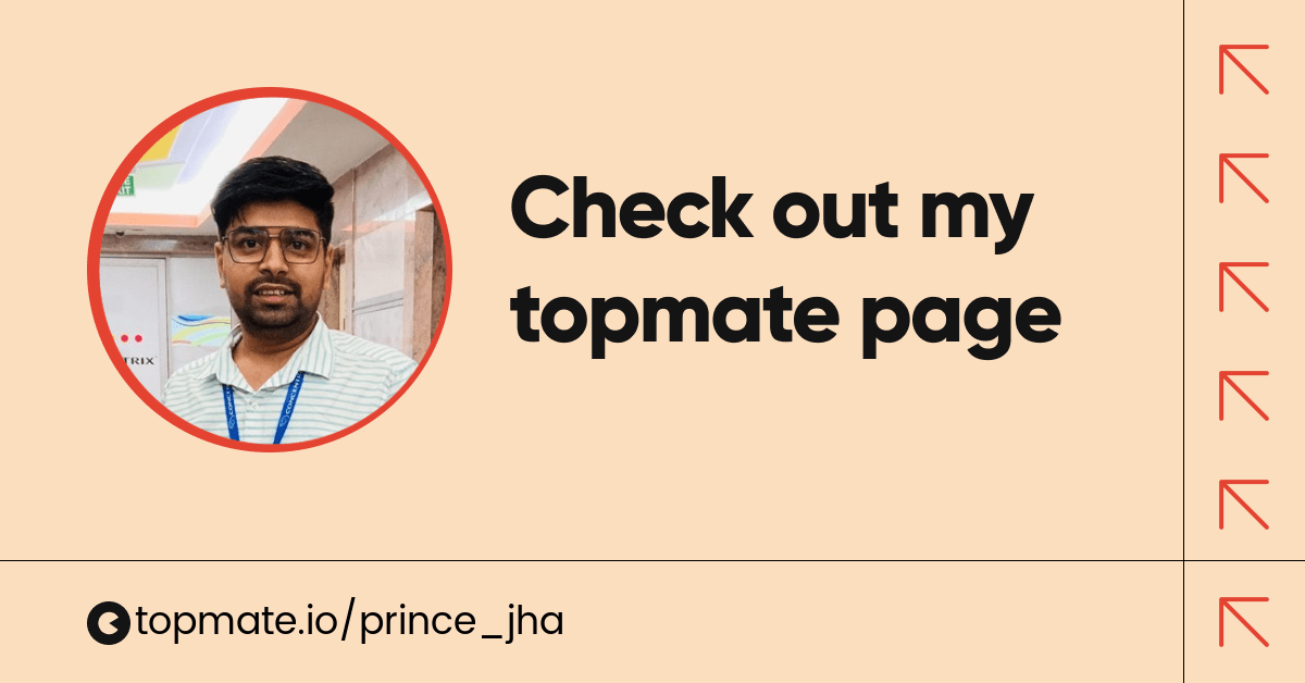 Prince Jha - Book a call on Topmate