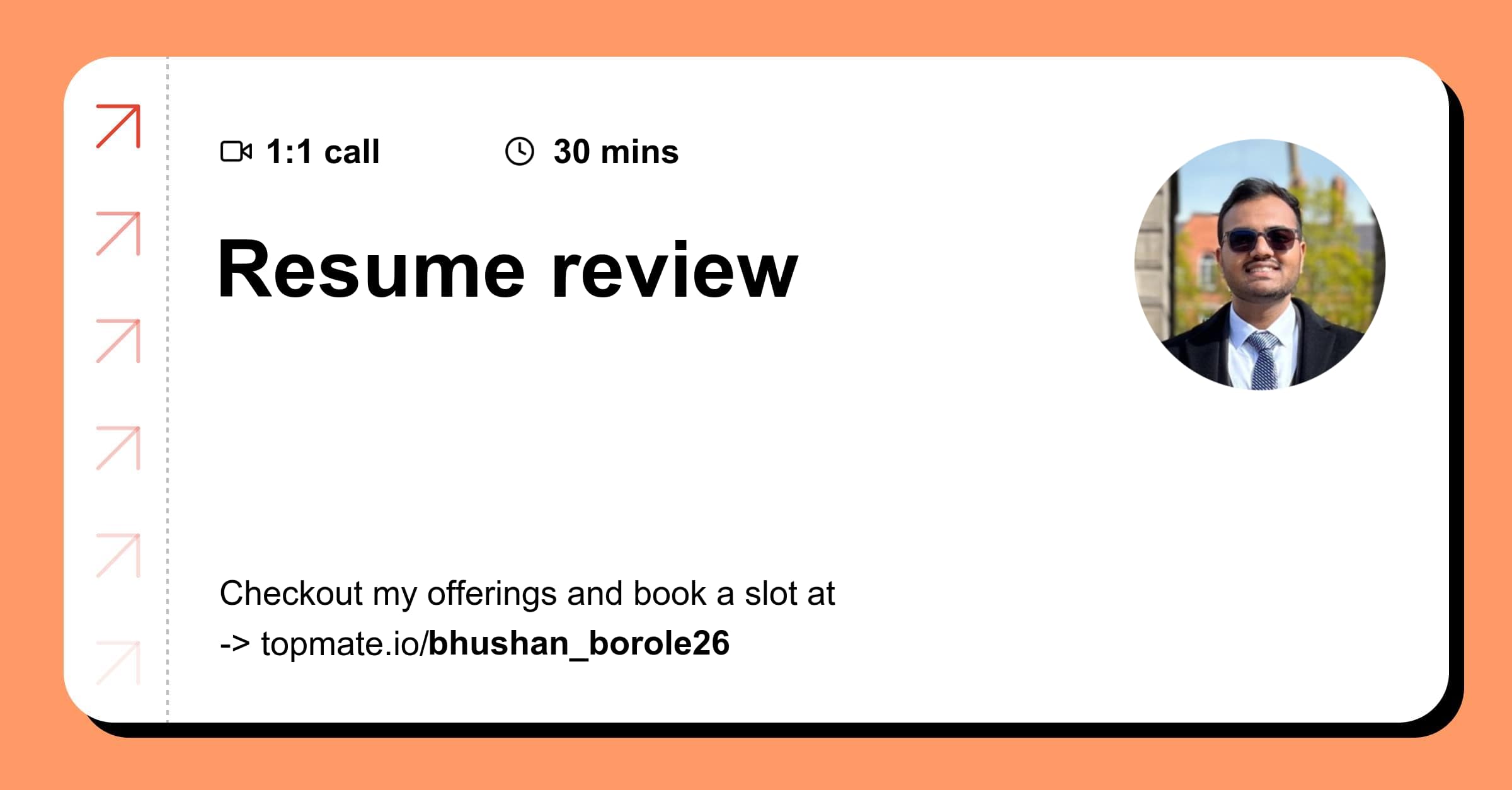 Resume review with Bhushan Borole