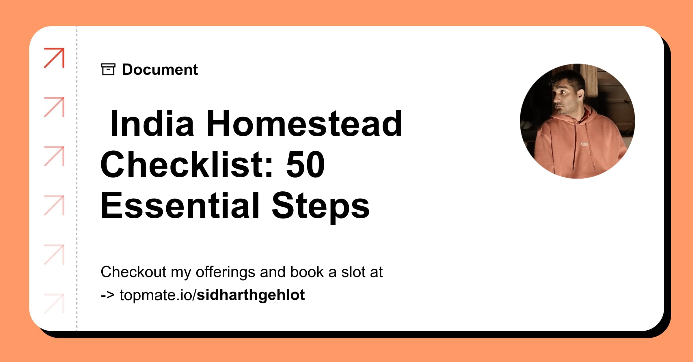 🏡 India Homestead Checklist: 50 Essential Steps with Sidharth Gehlot