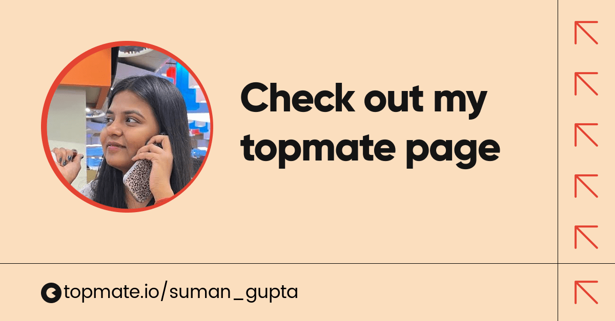 Suman Gupta - Book a call on Topmate