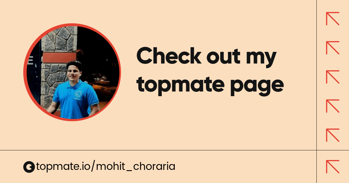Mohit Choraria - Book a call on Topmate