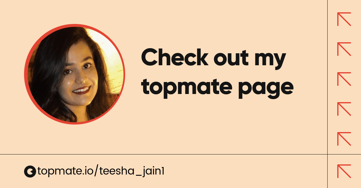 Teesha Jain - Book a call on Topmate