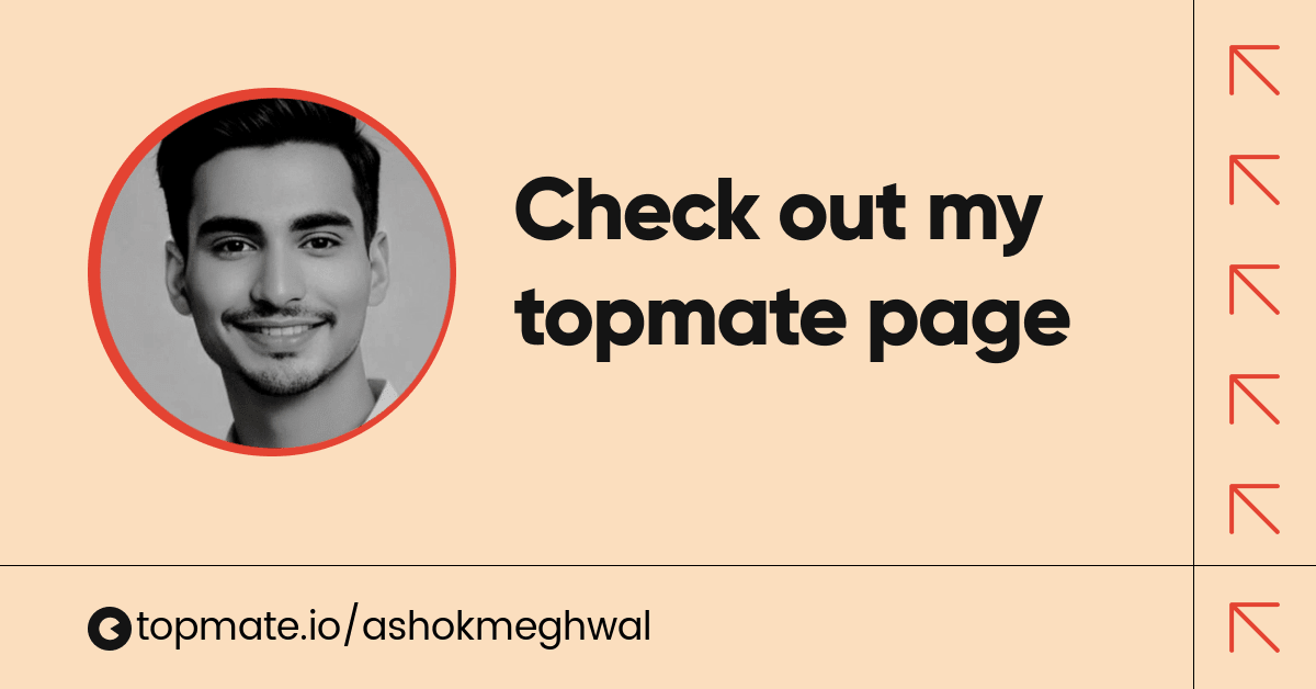 Ashok M - Book a call on Topmate