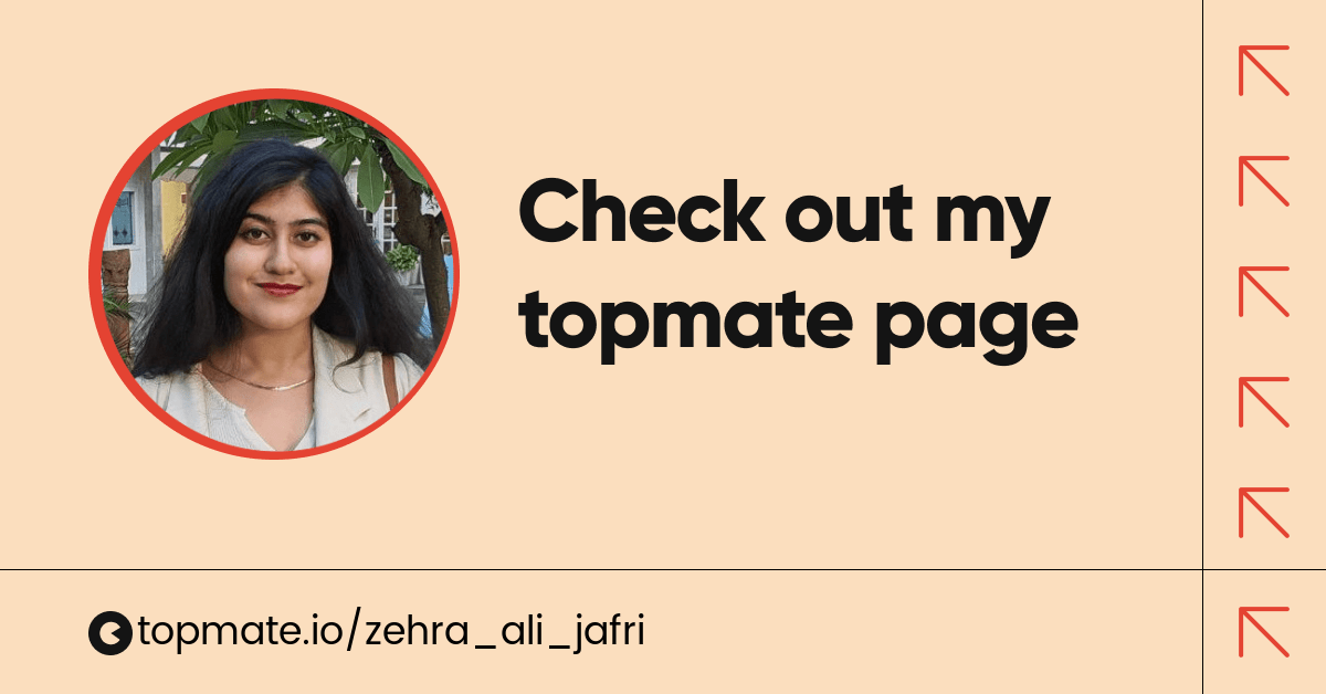 Zehra Ali Jafri - Book a call on Topmate