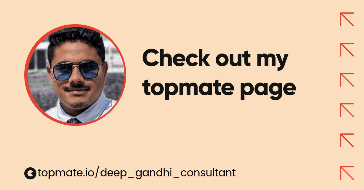 Deep Gandhi - Book a call on Topmate