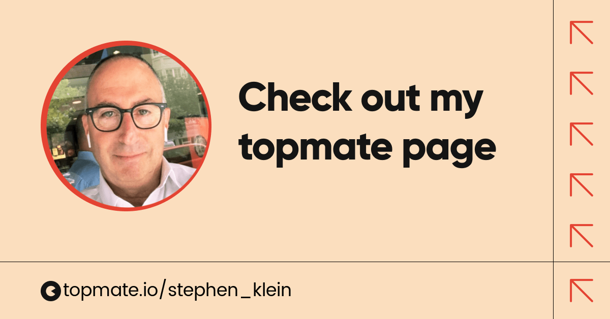Stephen Klein - Book a call on Topmate