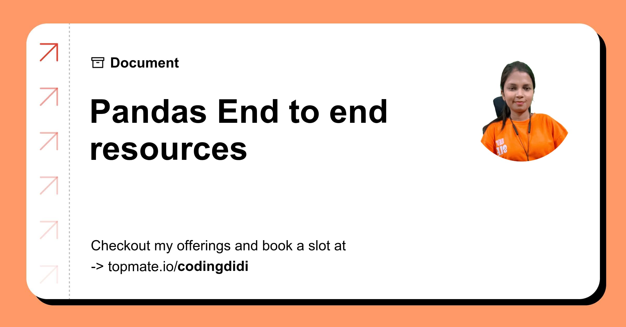 Pandas End to end resources with Codingdidi