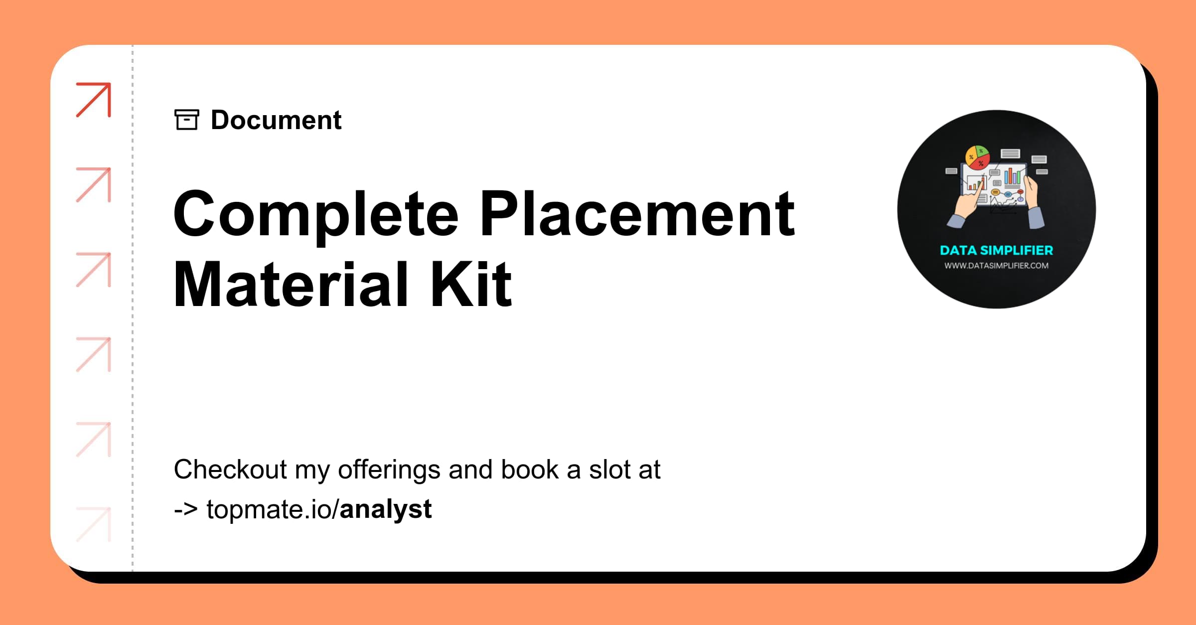 Complete Placement Material Kit with Data Analyst