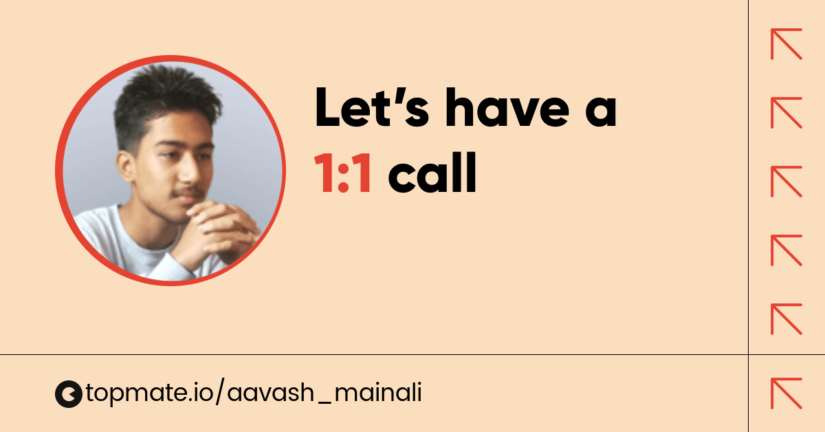 Aavash Mainali - Book a call on Topmate