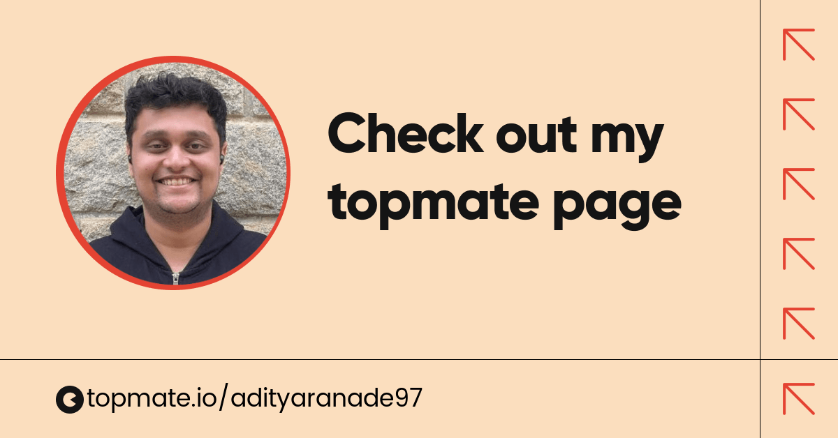 Aditya Ranade - Book a call on Topmate