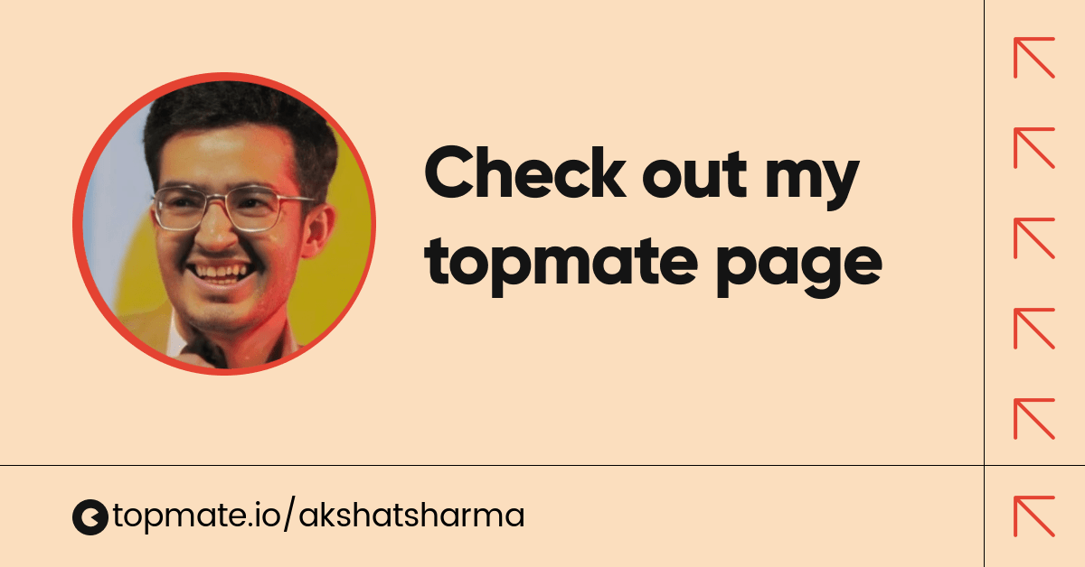 Akshat Sharma - Book a call on Topmate