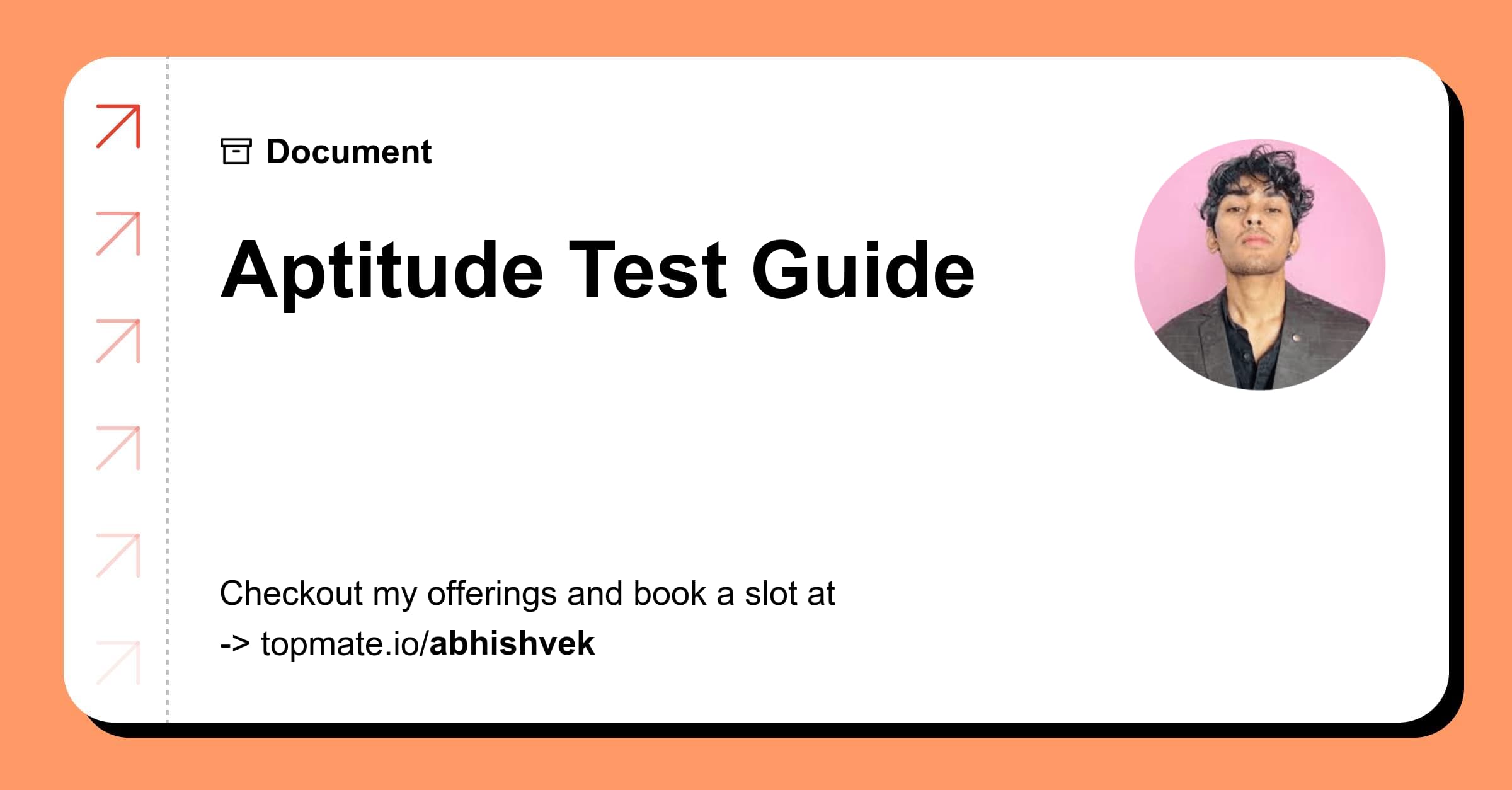 Aptitude Test Guide with Abhishvek