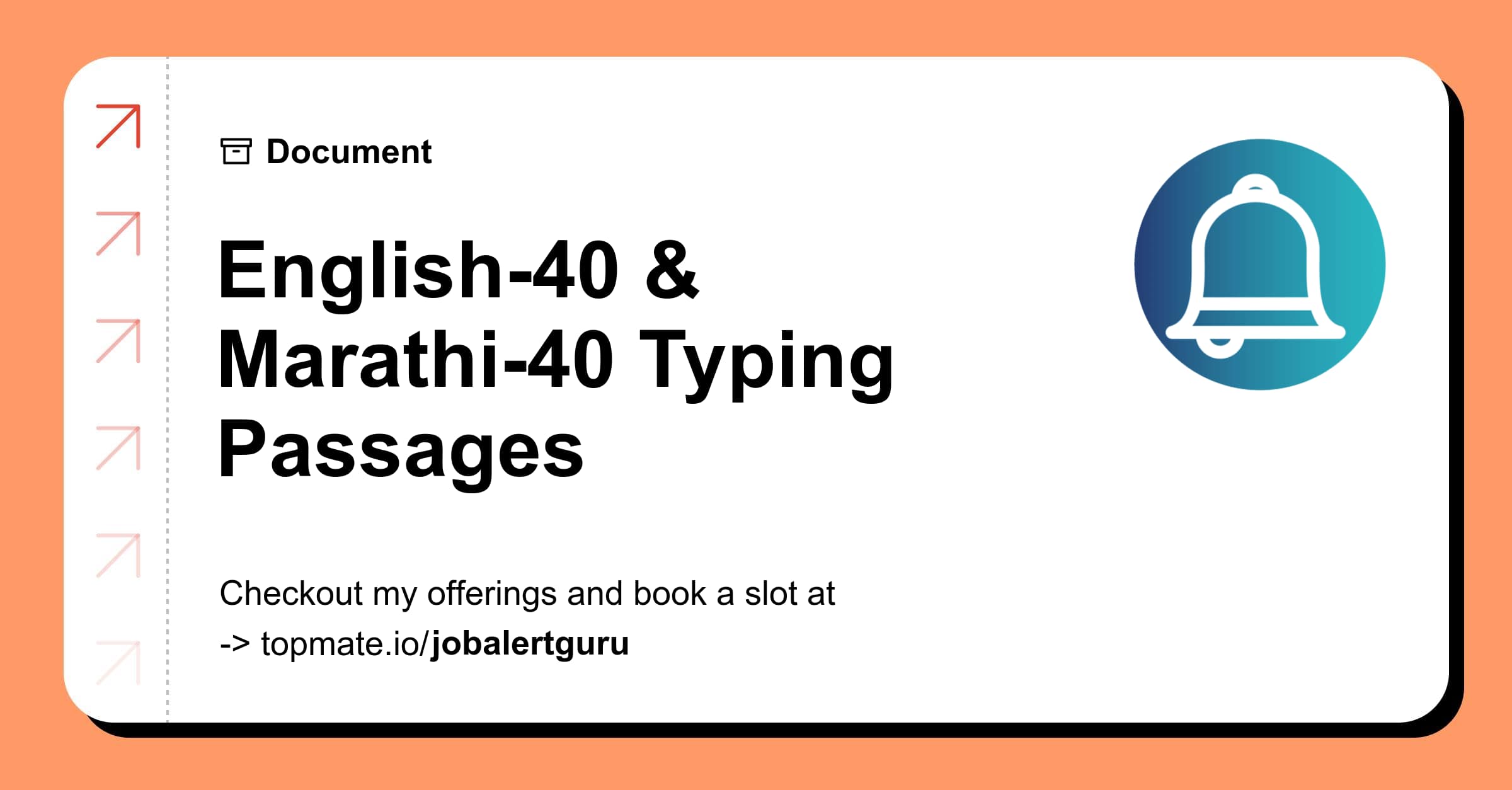 English-40 & Marathi-40 Typing Passages with Amjad Shaikh