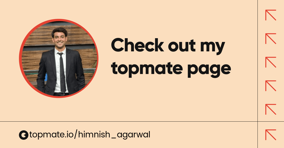 Himnish Agarwal - Book a call on Topmate