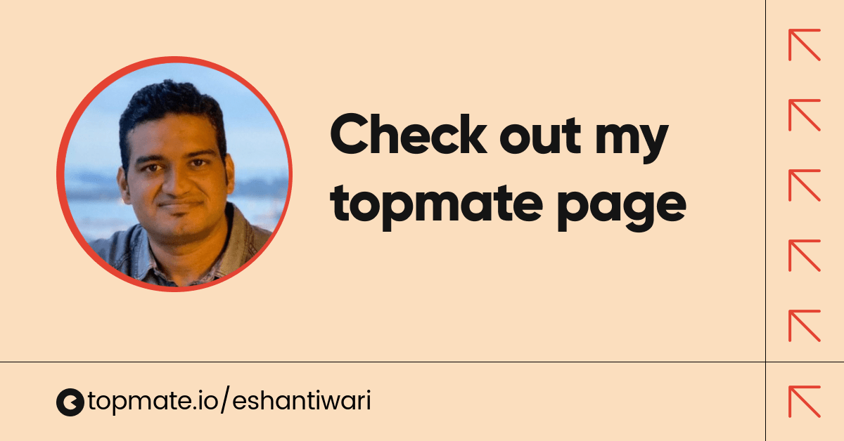 Eshan Tiwari - Book a call on Topmate