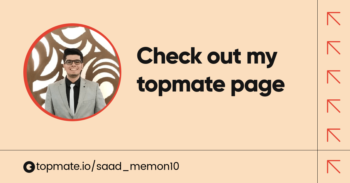 Saad Memon - Book a call on Topmate