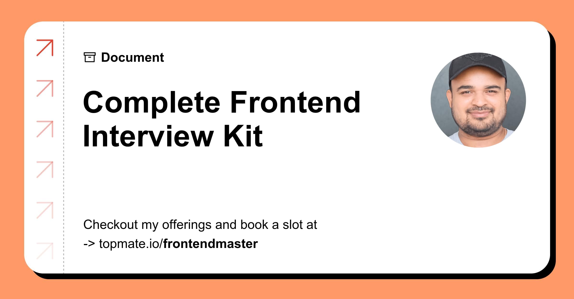 Complete Frontend Interview Kit with Frontend Master