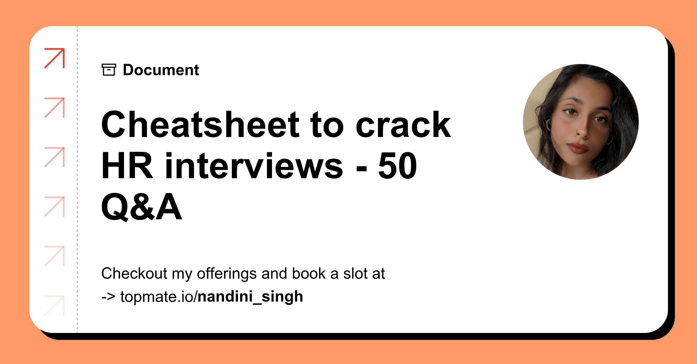 Cheatsheet to crack HR interviews - 50 Q&A with Nandini Singh