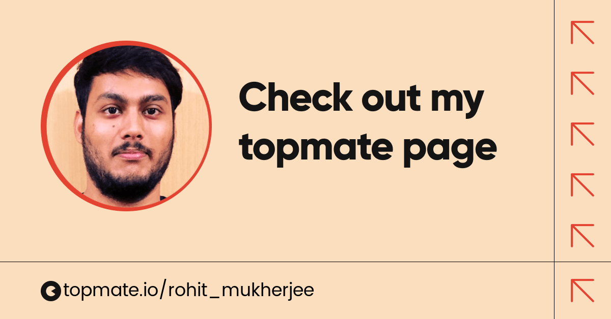 Rohit Mukherjee - Book a call on Topmate