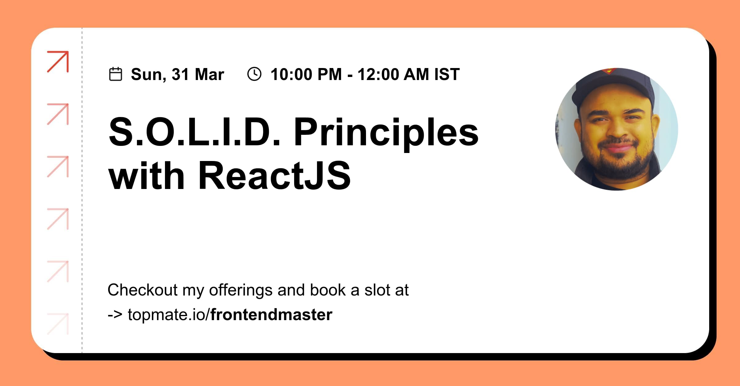 S.O.L.I.D. Principles with ReactJS with Frontend Master