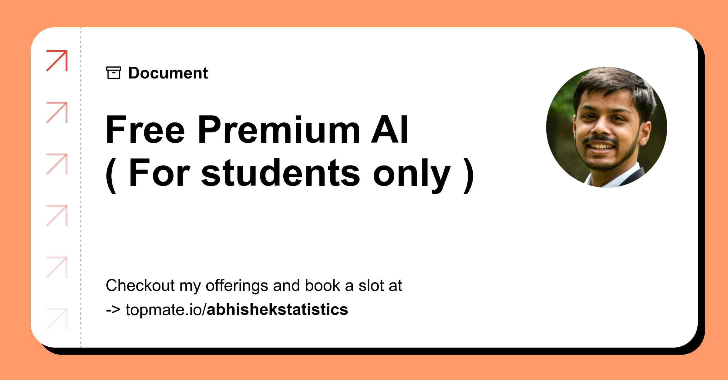 Free Premium AI ( For students only ) with Abhishek Singh