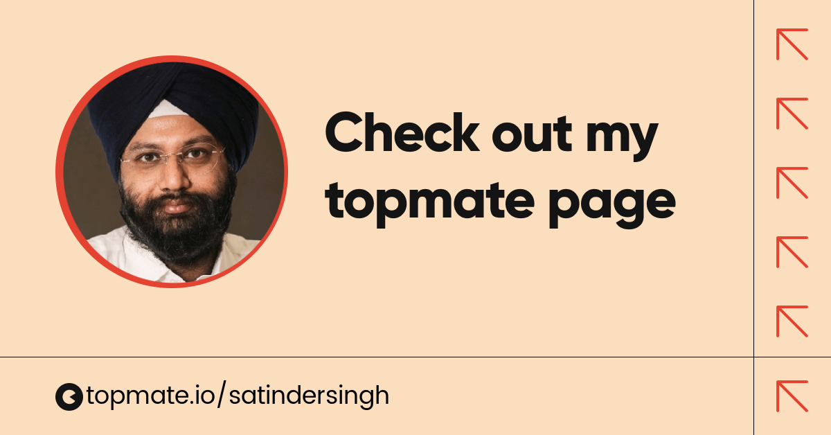 Satinder Singh - Book a call on Topmate
