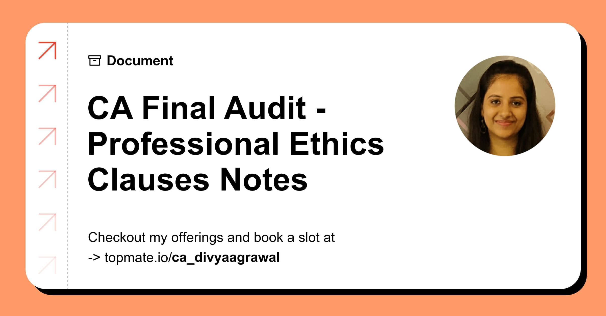 CA Final Audit - Professional Ethics Clauses Notes with CA Divya Agrawal