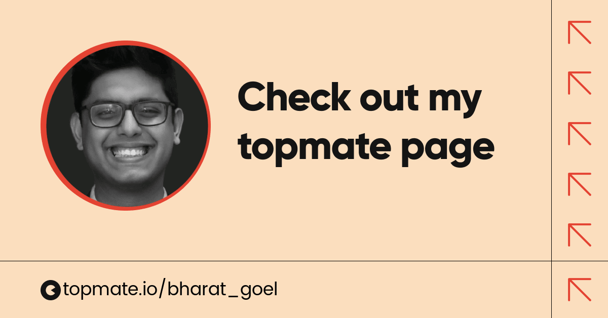 Bharat Goel - Book a call on Topmate
