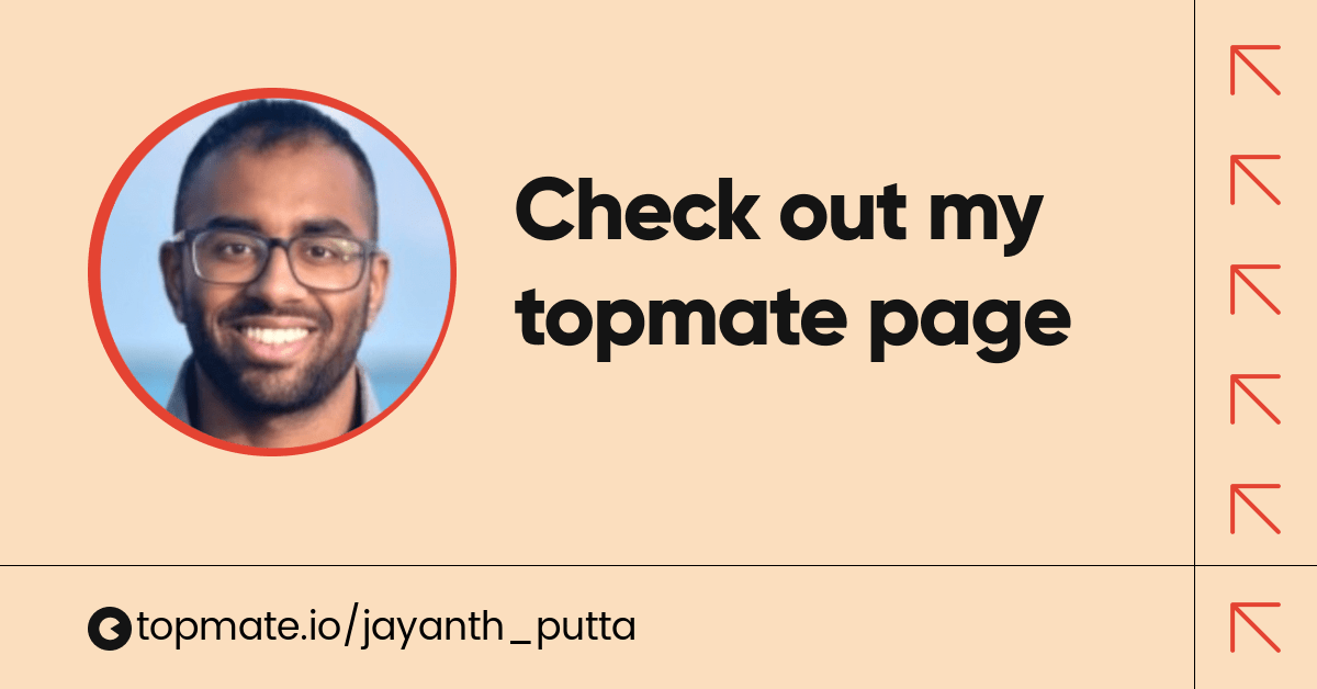 Jayanth Putta - Book a call on Topmate