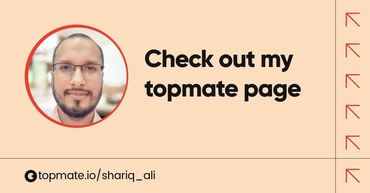 Shariq Ali - Book a call on Topmate