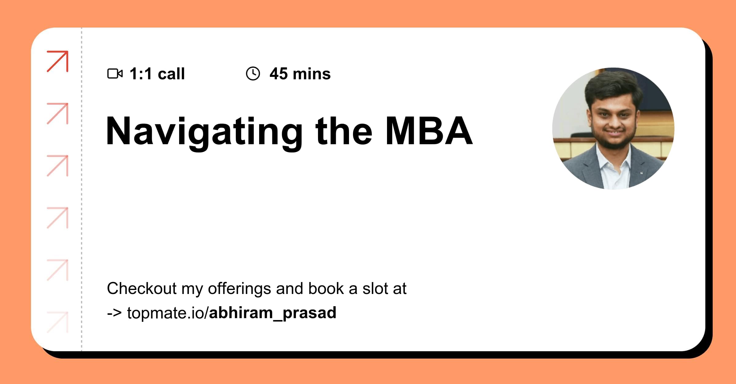 Navigating the MBA with Abhiram Prasad